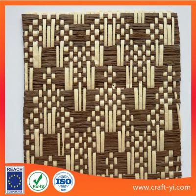 China Natural Woven Paper Mesh Fabric Textile for Eco-Friendly Crafts and Packaging for sale