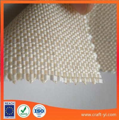 China UV Resistant PP Woven Fabric for Hat Cloth 100gsm Straw Weave Textile for sale