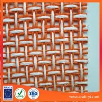 China Orange White Woven Mesh Fabric 100% Paper Textile 1.5m Width 220gsm for Hat Bag Furniture for sale