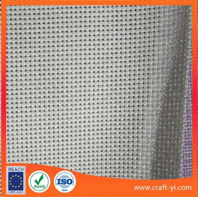China White Textilene PVC Coated Polyester Mesh Fabric 460gsm 1.5-2.5m Width for sale