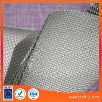 China White Textilene PVC Coated Polyester Mesh Fabric 460gsm 1.5-2.5m Width for sale