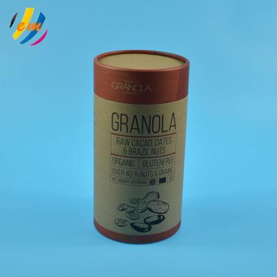 China Foil Hot Stamping EMEI 130mm Diameter Kraft Tube Packaging for sale