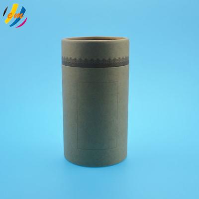 China Push Up Biodegradable Kraft Tube Packaging For Nut for sale