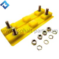 China Yellow Poly Rubber Track Pad W1900  Milling Machine Spare Parts 2411111 for sale