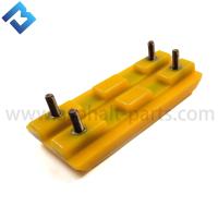 China W2000 Undercarriage System Yellow Polyurethane Track Pads Wear Resistant for sale
