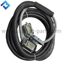 China Asphalt Paver Side Control Box Host Line 18 Core Rectangular 8m Straight Cable For for sale