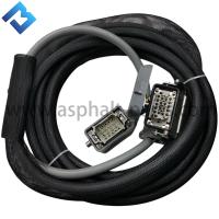 China Asphalt Paver Side Control Box Host Line 18 Core Rectangular 8m Straight Cable For for sale