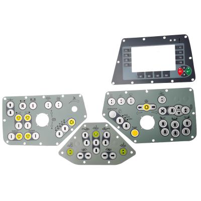 China panel sticker film of the asphalt paver parts grey 3 generation with circle ring for sale