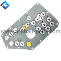 China panel sticker film of the asphalt paver parts grey 3 generation with circle ring for sale