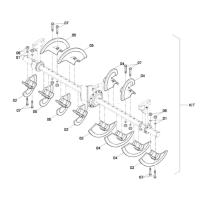 China 4812027478 SD2500D Spiral Splitting Blade Service Kit Main Section F145CS Spiral Splitting Blades for sale