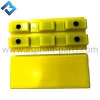 China 2411111/2102696 Milling Machine Spare Parts Undercarriage Parts Polyurethane Rubber Block Three Ribs Road Construction for sale
