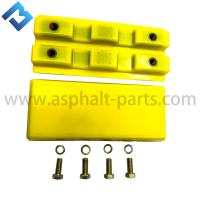 China 2411111/2102696 Milling Machine Spare Parts Undercarriage Parts Polyurethane Rubber Block Three Ribs Road Construction for sale