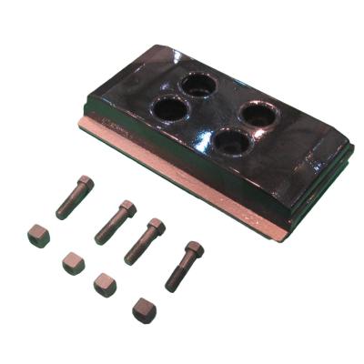China 2046286/2360892 Integrated Track Shoes Original Standard Clawless Undercarriage System High Quality Road Construction for sale