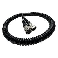 China 2028733 Data Cable / Spiral Cable 5-pin - 8-hole Asphalt Paver Electrical System For Level Meter Road Construction for sale