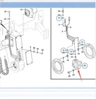 China P8820DL Asphalt Paver Spare Parts Spiral Conveyor Intermediate Shaft Rotary Separator Intermediate Shaft VOE12766358 for sale