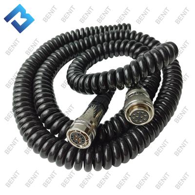 China High Quality Digital Controller Host Spiral Power Cord 04-02-02561for  Asphalt Paver for sale
