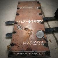 China Screed 1242X500 Main Unit Left NM500 VDT121 RM14278568 Asphalt Paver Screed Plate Spare Parts for sale