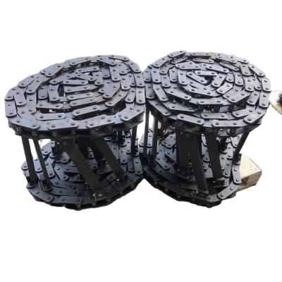China spare parts replacement industrial steel mental conveyor chain for dynapac DF135C for sale