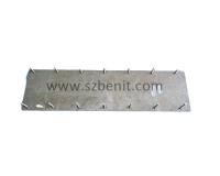 China Asphalt paver spare accessories BF800C 1.5M *400 NM400 S600 screed plate for bomag for sale