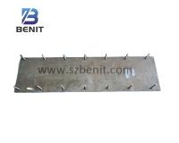 China Asphalt paver spare accessories BF800C 1.5M *400 NM400 S600 screed plate for bomag for sale