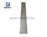 China Asphalt paver spare accessories BF800C 1.5M *400 NM400 S600 screed plate for bomag for sale