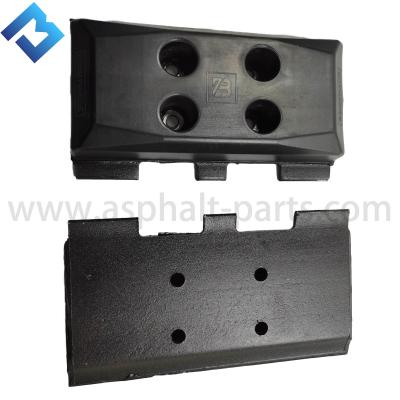 China ABG Dynapac Bomag asphalt paver spare parts replacement unify rubber track shoe for sale