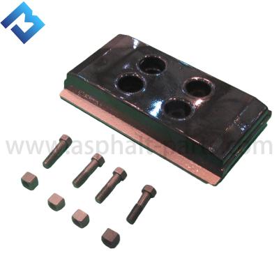 China abg dynapac bomag paver 2046286/14255285 rubber track pads for sale