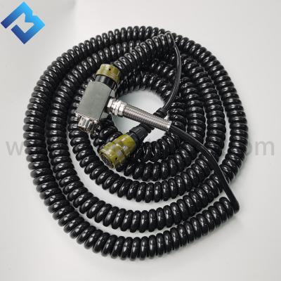 China Benit New Sonic Ski Sensor 7 Coins 7 Holes Triple Connector 2542010 Spiral Cable For Asphalt Paver for sale