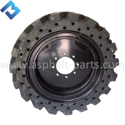 China S770 12-16.5 Asphalt Paver Spare Parts Solid Rubber Tyre Wheels For Bobs Machine for sale