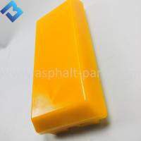 China W195  Milling Machine Rubber Track Pads 2411111 Yellow for sale