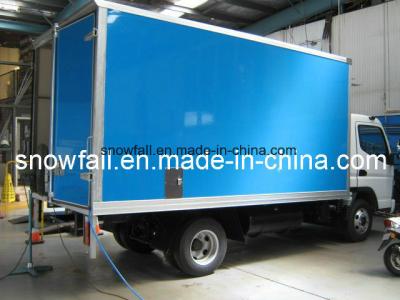 China Fiberglass Honeycomb Dry Truck Box / Dry Freight Truck Body Lightweight CKD Delivery for sale