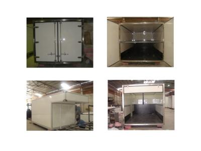 China Lightweight Honeycomb Dry Truck Body Box With High Pressure Vacuum Formed Panel for sale