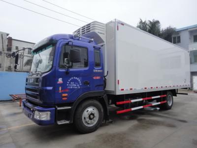 China Custom Size FRP Refrigerated Truck Box Diesel Fuel Refrigerated Van Body for sale