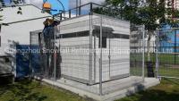 China Modular Office Container House Prefabricated Steel Structure Portable Site Office Container Customizable Size for sale