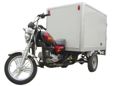 China Rear Mounted Refrigerated Motorcycle Box FRP Insulated Motorbike Body Small Size White for sale