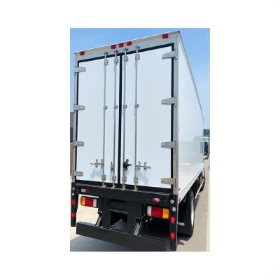 China 26 ft Reefer Box Truck with Liftgate Insulation Core Extruded Polystyrene Foam Door Sealing Imported Rubber for sale
