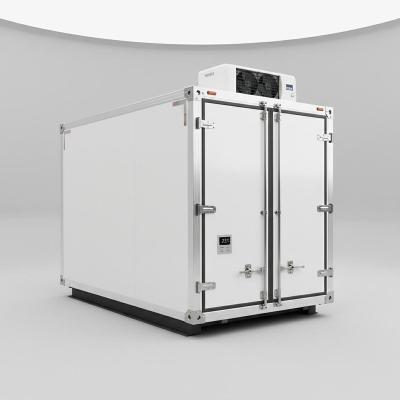 China Fiberglass Reinforced Plastic Refrigerated Truck Box with Vacuum Tech Panel and Overall Heat Transference <0.3W/M².K for sale