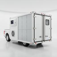 China Steel Inside Frame Refrigerated Truck Box with Extruded Polystyrene Foam Insulation for FORD Pickup for sale