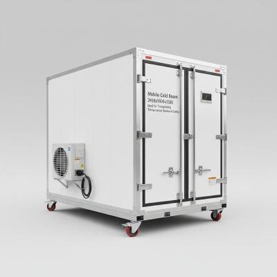 China Mobile Cold Room Refrigerated Truck Box with Fiberglass Reinforced Plastic and Extruded Polystyrene Foam Insulation for Overall Heat Transference <0.3W/M².K for sale