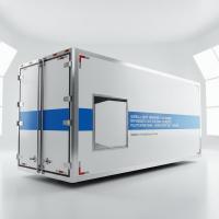 China Refrigerated Truck Box with Extruded Polystyrene Foam Insulation and FRP Material for Overall Heat Transfer <0.3W/M².K for sale