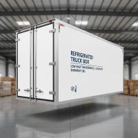 China Refrigerated Truck Box with <0.3W/M².K Heat Transfer and Fiberglass Reinforced Plastic Wall for CBU Shipment for sale