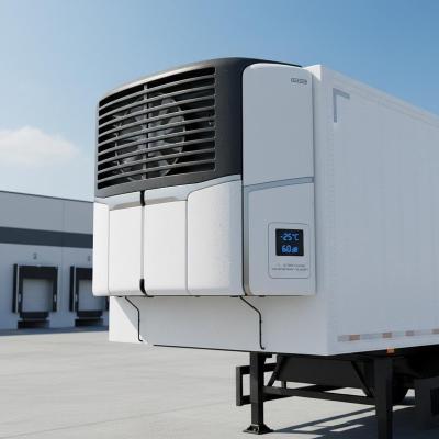 China Transport Refrigeration Unit with 1.5 To 15 Tons Cooling Capacity for Refrigerated Trucks Operating at Minus 25 To Plus 30 Celsius and Below 65 DB Noise Level for sale