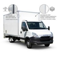 China Waterproof Sealed FRP Honeycomb Dry Cargo Box with Panel Kit Assembly System for sale