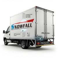 China UV Resistant Exterior FRP Panel Dry Freight Truck Box with Steel Floor Construction for sale