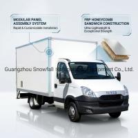 China Modular Panel Design FRP Honeycomb Dry Cargo Box with Panel Kit Assembly System for sale