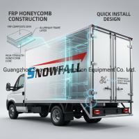 China Aluminum Extrusion Frame FRP Composite Sandwich Dry Cargo Box with Quick Installation Design for sale