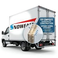 China Side Door Access Model FRP Composite Sandwich Dry Cargo Box with Quick Installation Design for sale