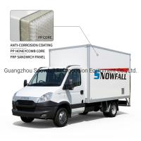 China Anti-Corrosion Coated PP Core Dry Truck Body Box for Freight Transport Application for sale
