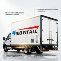 China CBU Complete Unit FRP Panel Dry Freight Truck Box with Steel Floor Construction for sale