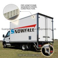 China Forklift Accessible Base FRP Honeycomb Dry Cargo Box with Panel Kit Assembly System for sale